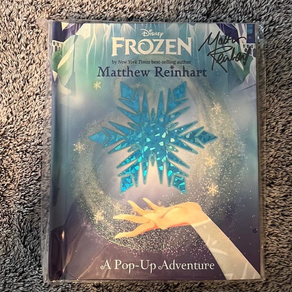 Disney | Other | Frozen Pop Up Book By Matthew Reinhardt And Signed By ...